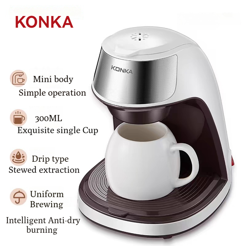 KOKA 0.3L Coffee Maker Fully automatic small fully automatic coffee ...