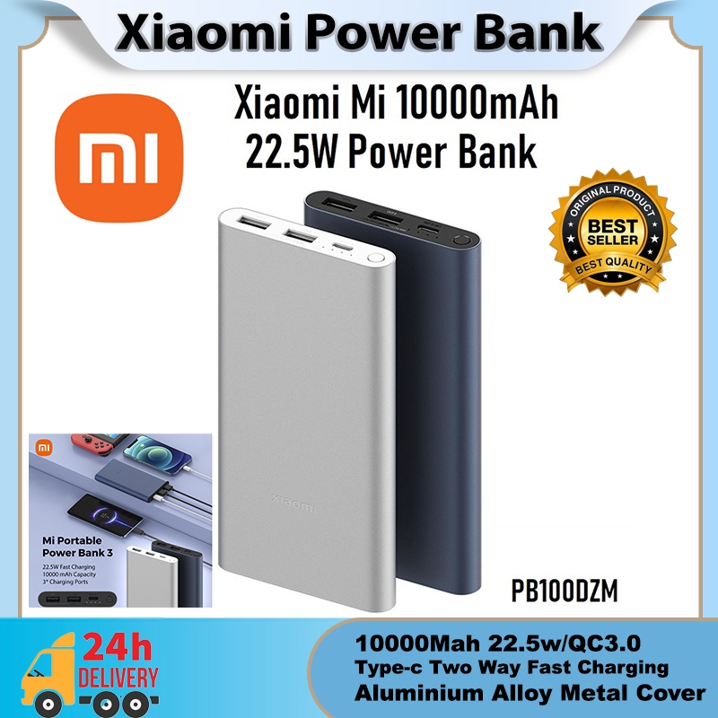 SG Ready Stock/Original Xiaomi Power Bank 3 10000mAh 22.5W Type C QC3.0 ...