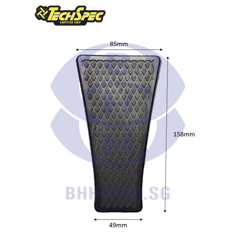 TECHSPEC CENTER FUEL TANK PADS PROTECTORS 11 62-0011-SS BIKE MOTRCYCLE ...