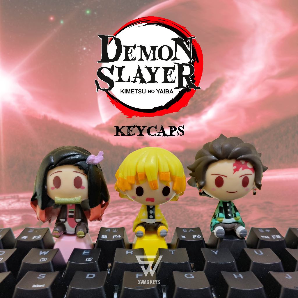 【SG】Demon Slayer: Kimetsu no Yaiba Artisan 3D Keycaps | Custom 3D ...