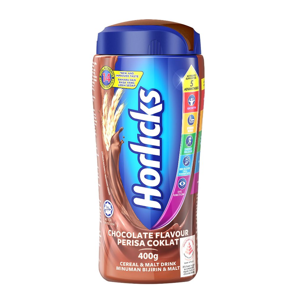 HORLICKS CHOCOLATE JAR 400G | Shopee Singapore