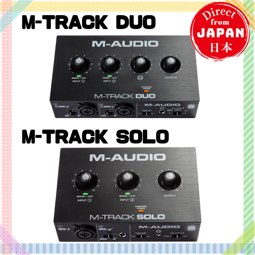 M-Audio M-Track Duo / M-Track Solo / 2-channel USB Audio Interface ...