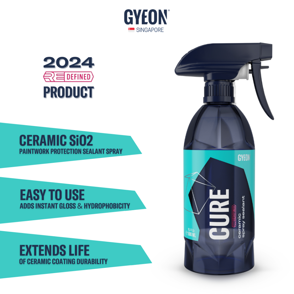 GYEON Q2M Cure REDEFINED 500ml - Automotive Car Care Si02 Ceramic Coating Maintenance Spray ...
