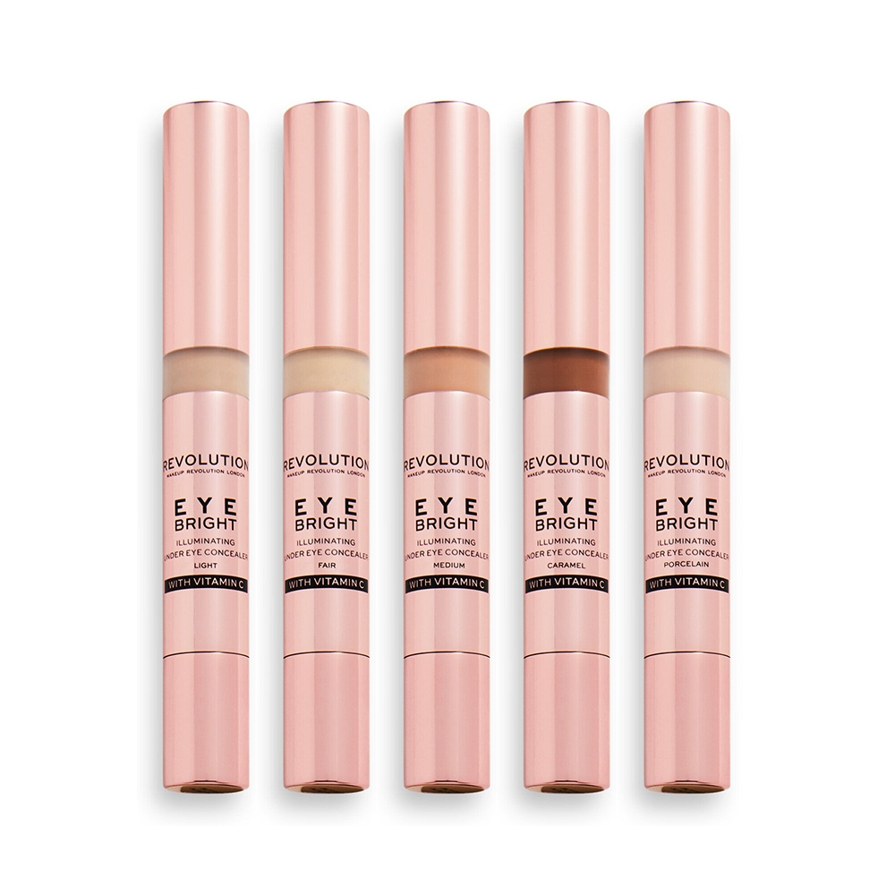 Revolution Eye Bright Illuminating Under Eye Concealer 3ml (Caramel ...
