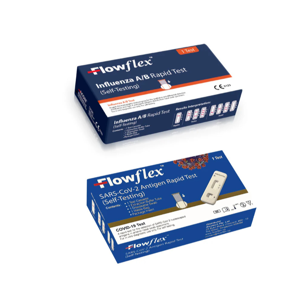 Flowflex™ COVID + Flu A/B Bundle (1 test/box) | Shopee Singapore