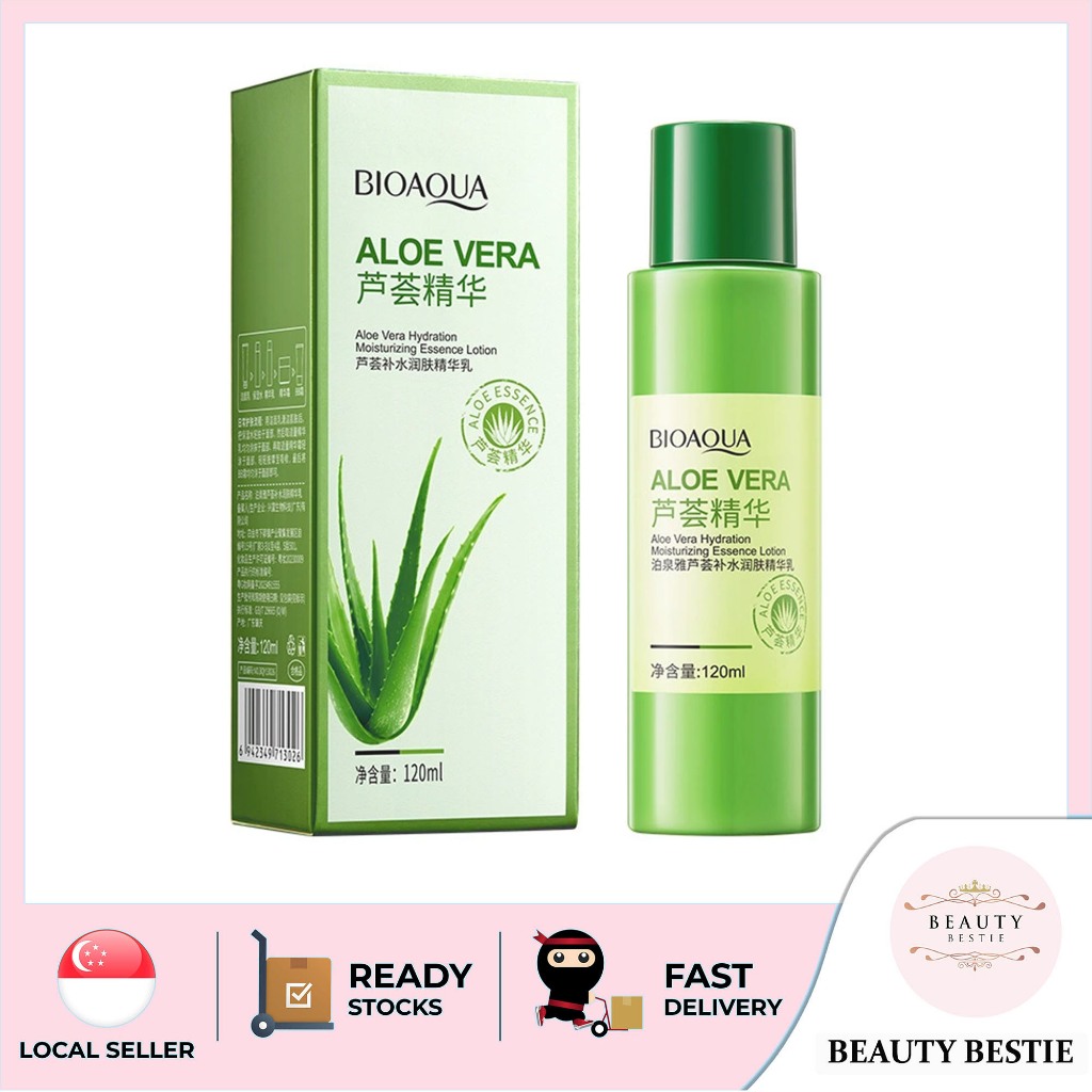 [TOP SELLING ITEMS] *BIOAQUA* Aloe Vera Emulsion Facial Moisturizer (120ML) – Hydrating ...
