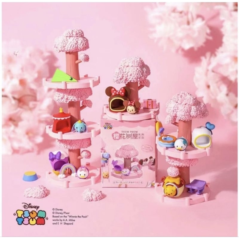 Goldlok Disney Tsum Tsum Sakura Treehouse blind box figurine - open ...