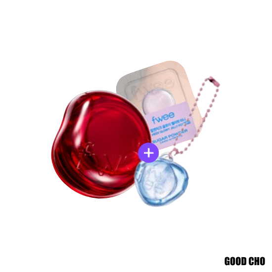 [Fwee] Lip & Cheek Glowy Jelly Pot (Key Ring+Jelly Pot Mini Included ...