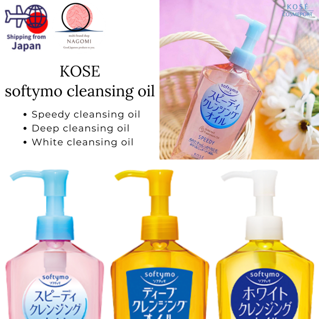 KOSE softymo speedy cleansing oil / Deep cleansing oil / White ...