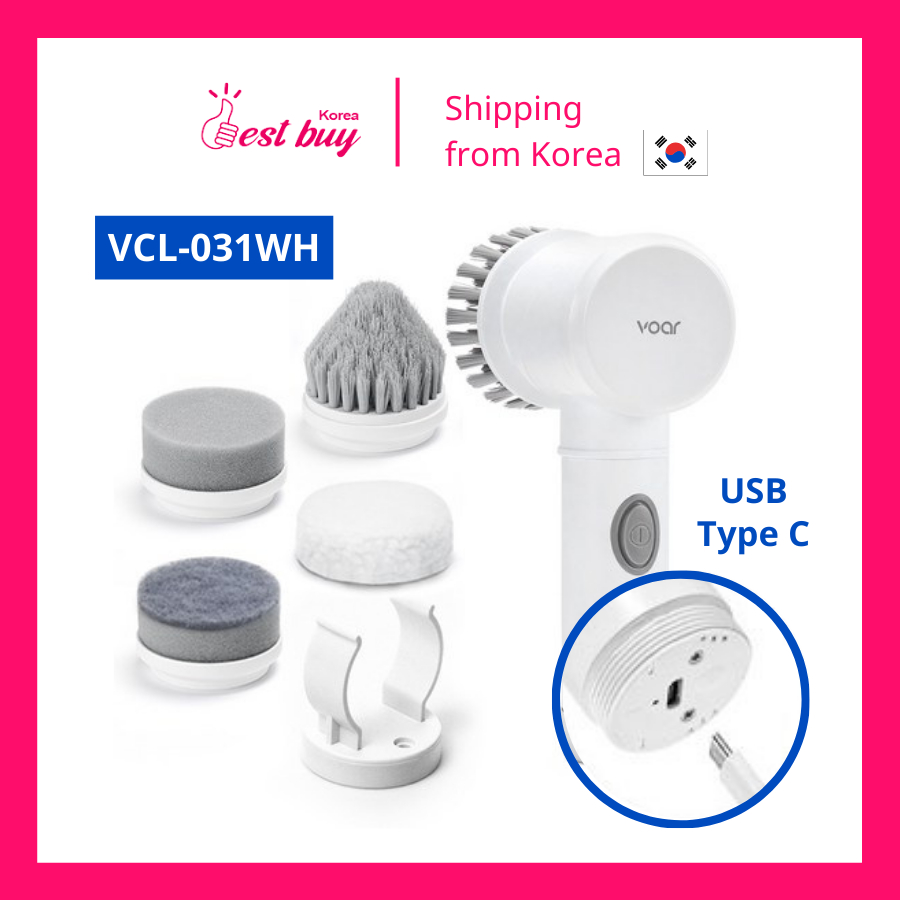 Voar Washspin C Cordless Rechargeable Bathroom Cleaner VCL-031WH ...