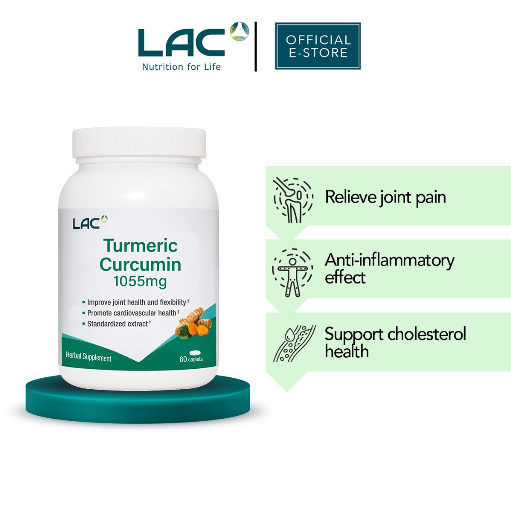 [LAC HERBS] Turmeric Curcumin 1055mg (60 caplets) | Shopee Singapore