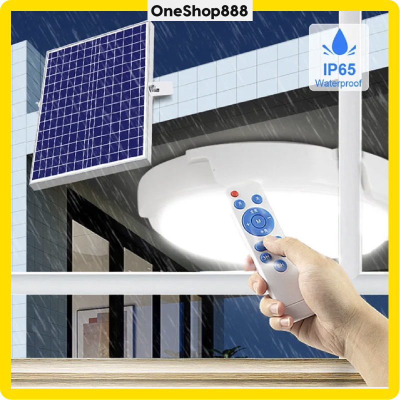 1000W Solar Ceiling Light Auto and Remote Control Mode | Shopee Singapore
