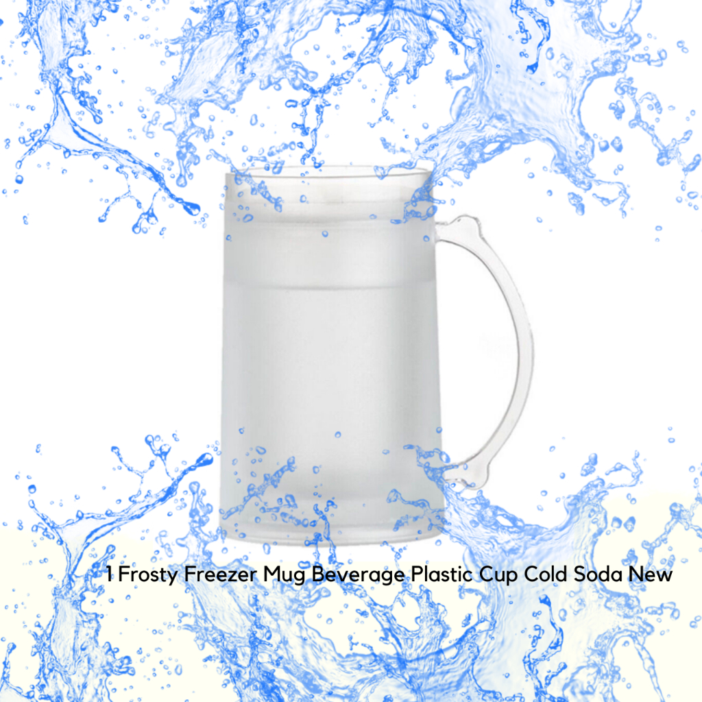 1 Frosty Freezer Mug Beverage Cooling Plastic Cup Cold Soda New ...