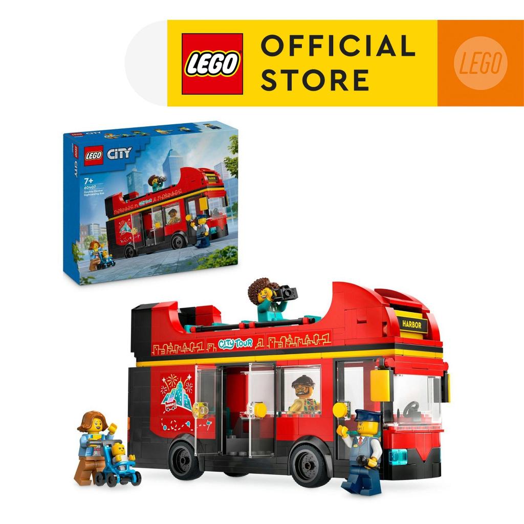 LEGO City 60407 Red Double-Decker Sightseeing Bus (384 Pieces) | Shopee ...