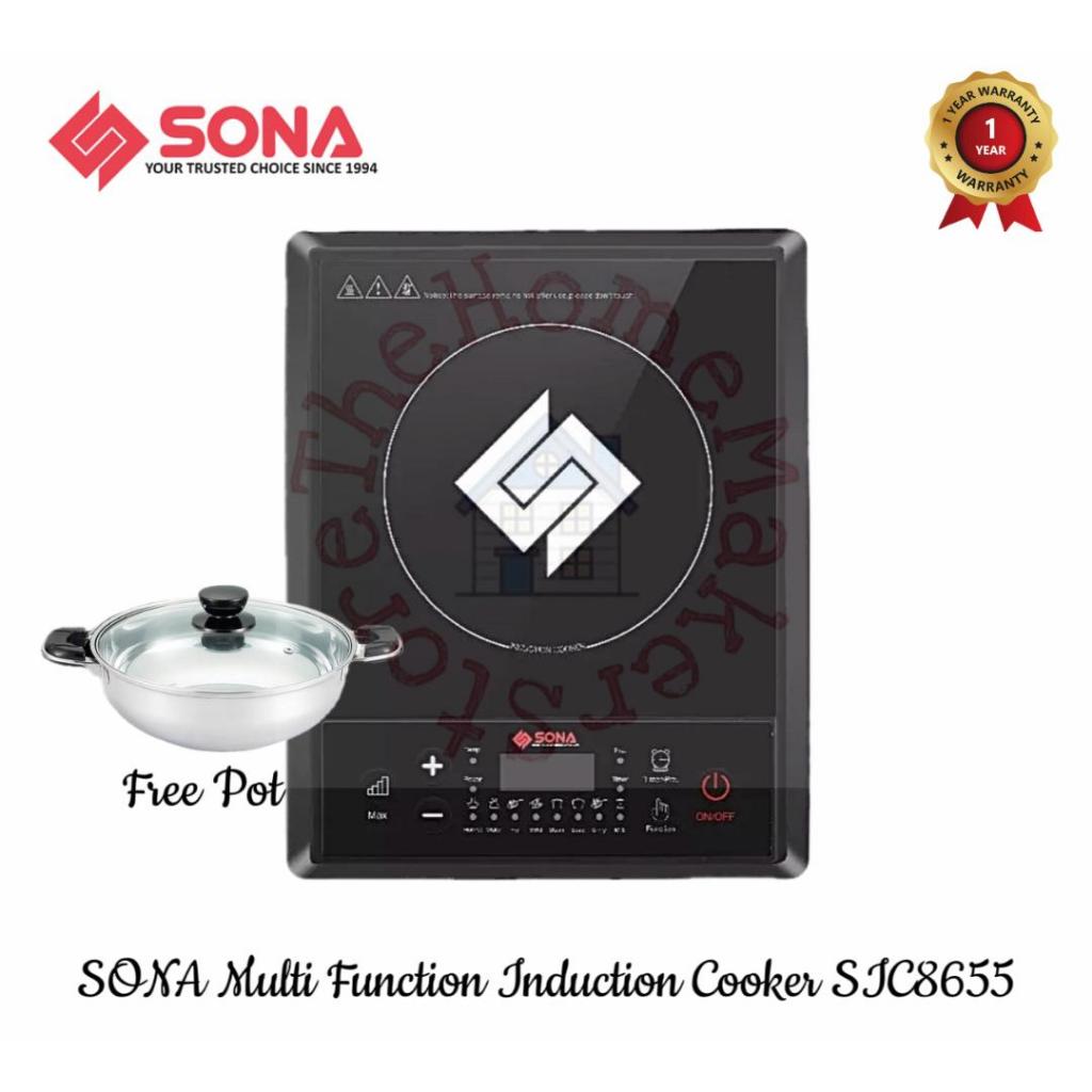 SONA Multi-function Induction Cooker SIC8655 | SIC 8655 (1 Year ...