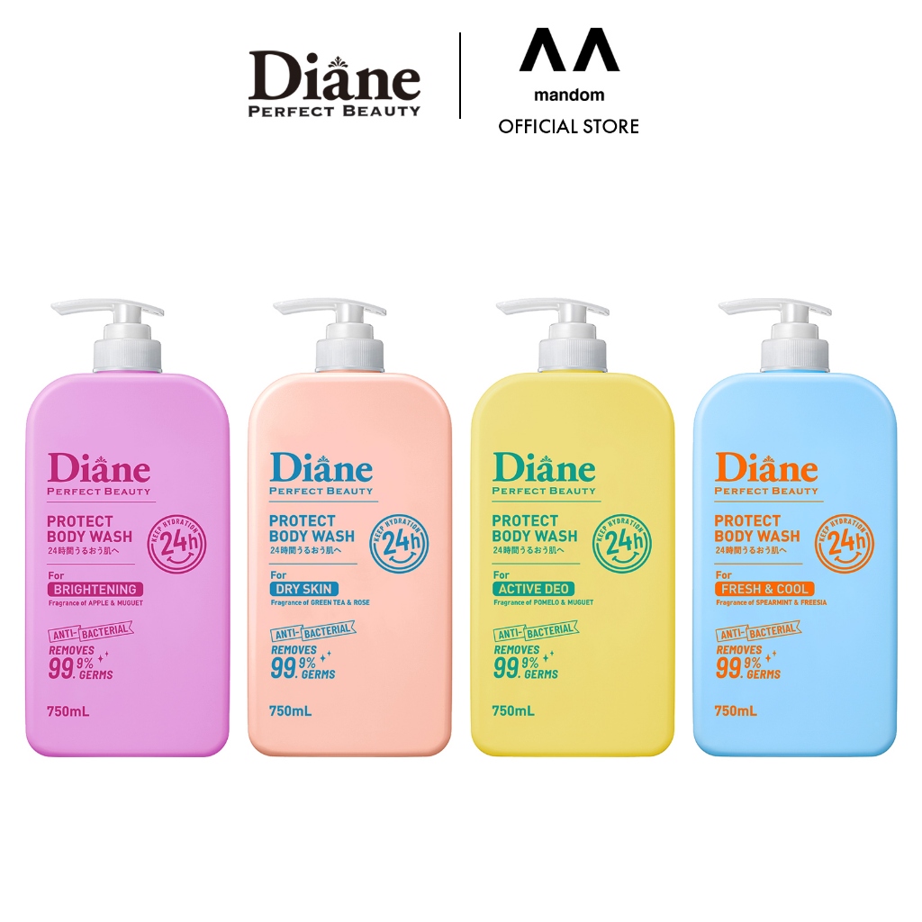 Moist Diane Perfect Beauty Protect Body Wash 750ML/Refill Pack 600ML ...