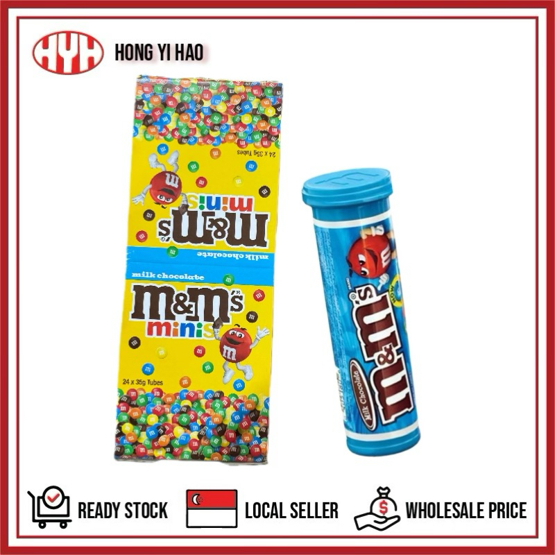M&M Mini Tubes (24pcsx35g) | Shopee Singapore