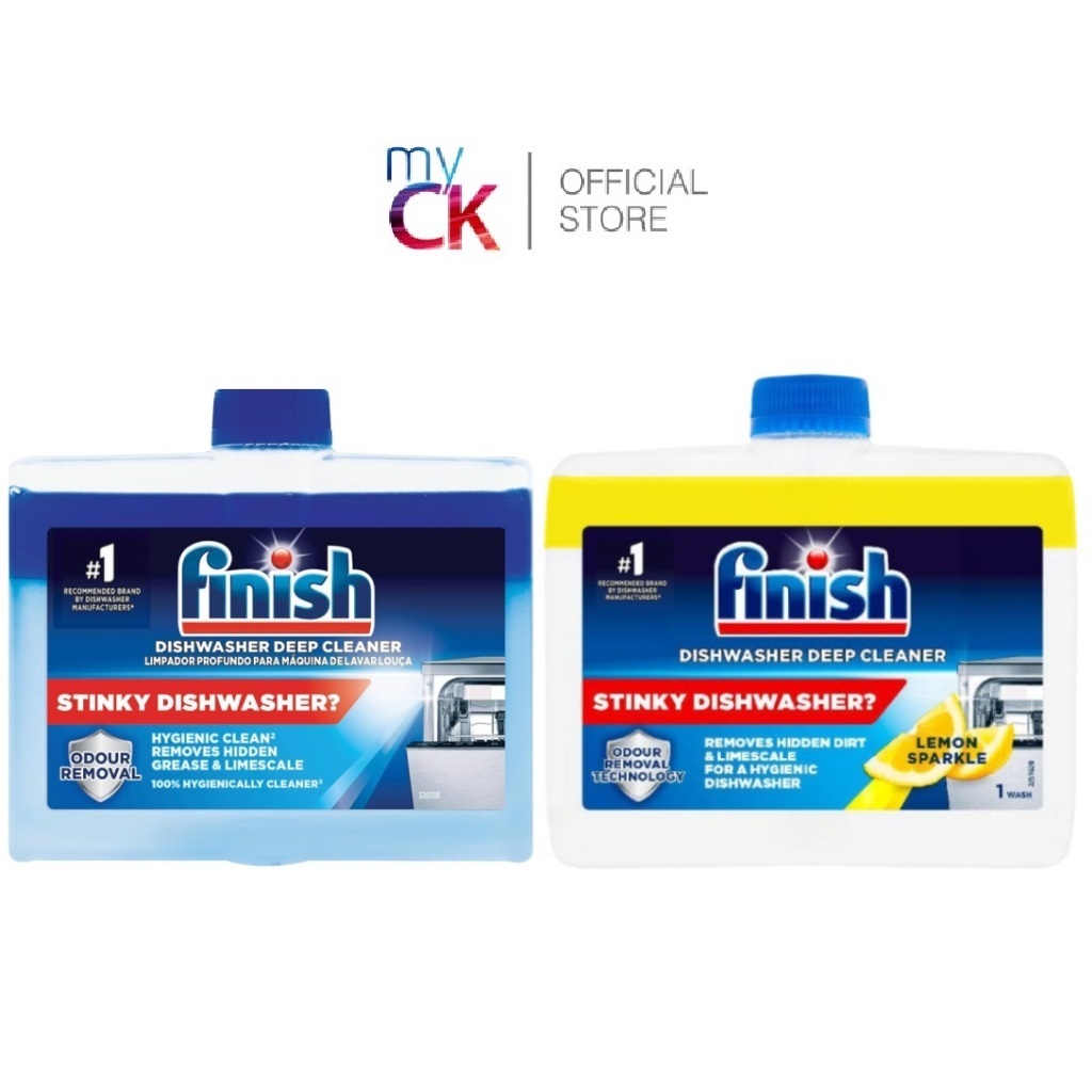 Finish Dishwasher Machine Cleaner Liquid 250ml (Lemon/Regular) | Shopee ...