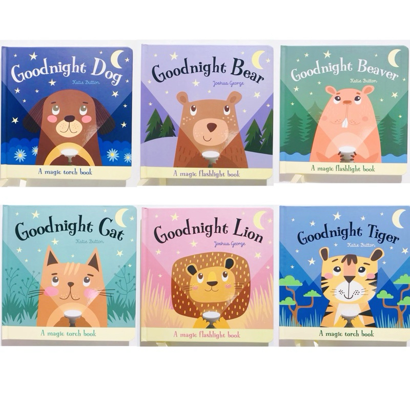 [SG STOCKS] A Magic Torch Book goodnight lion bear cat dog tiger ...