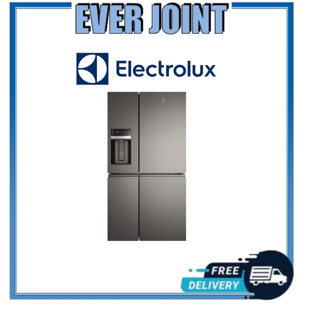 ELECTROLUX EQE6879A-B 609L FRENCH DOOR REFRIGERATOR + FREE COFFEE ...