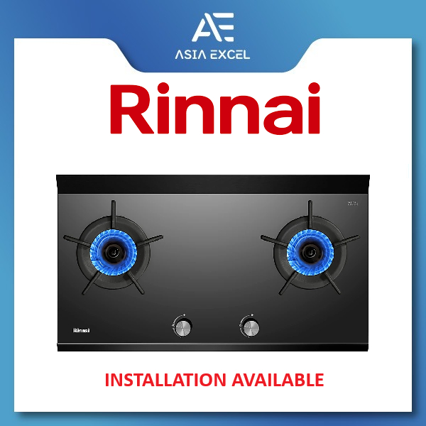 MADE IN JAPAN RINNAI RB-2CGN 2 BURNER INNER FLAME GLASS GAS HOB | Shopee Singapore