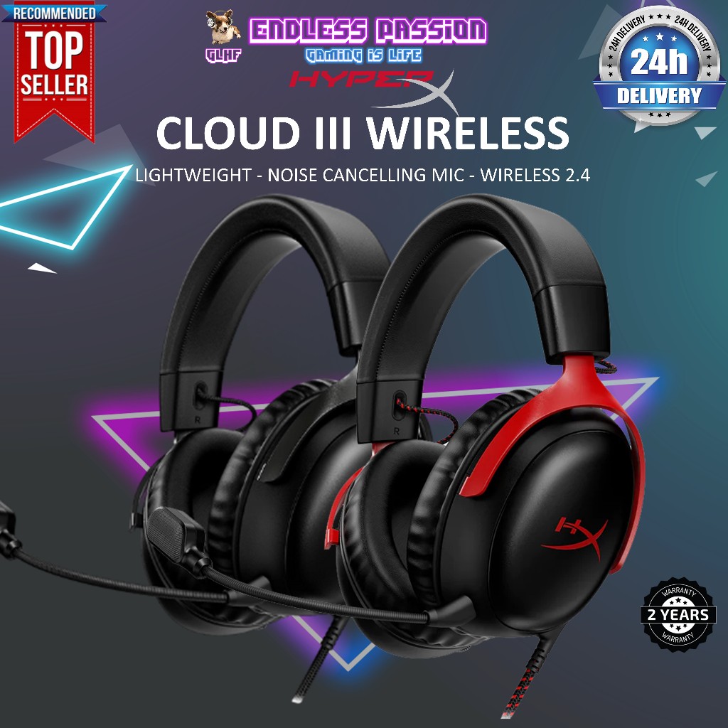 HyperX Cloud III Wireless Gaming Headset | Shopee Singapore
