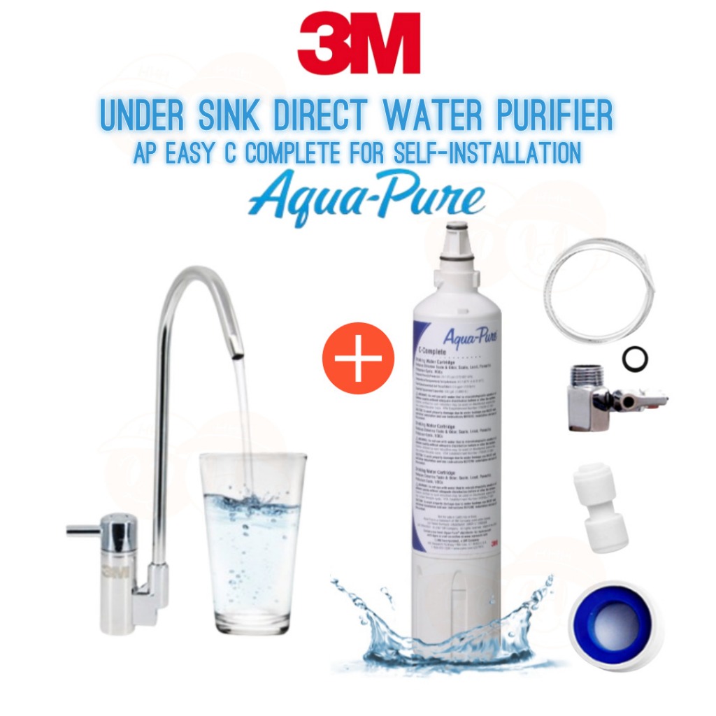 3M AP Easy Complete Under Sink Water Faucet Filter System - BPA-Free ...