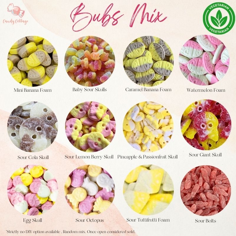 Candy Cottage x Swedish Bubs Candy - Swedish Candy, Bubs Gummy, Sour ...