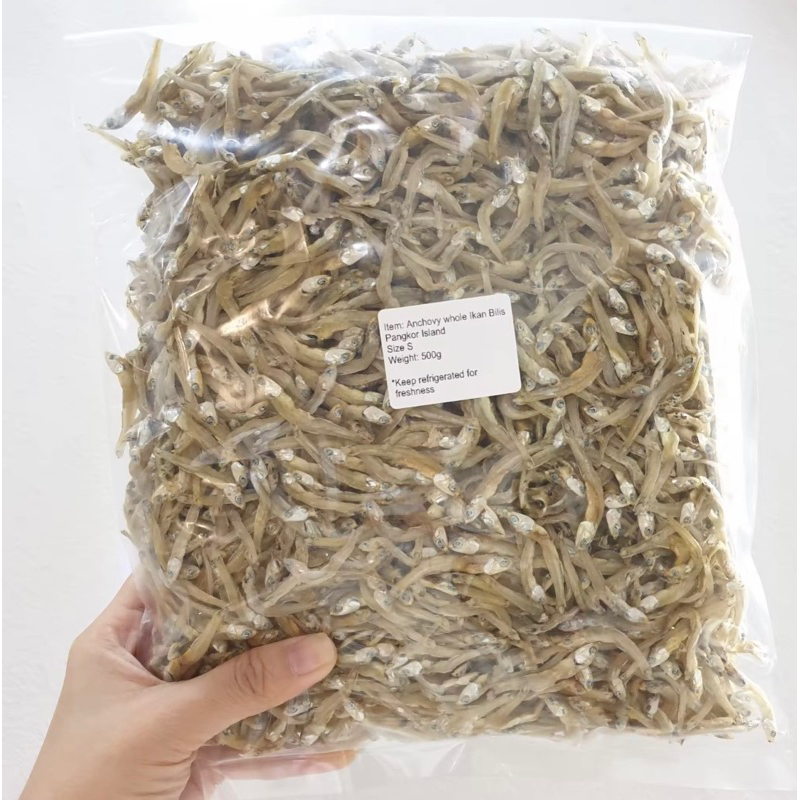 Whole Anchovy (Small) - Ikan Bilis 1kg 小江鱼 | Shopee Singapore