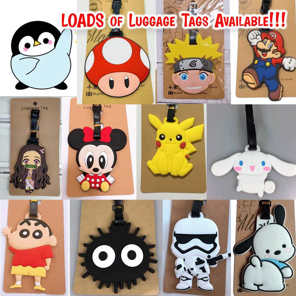 Travel Luggage Tags Cute Cartoon Tag | Shopee Singapore