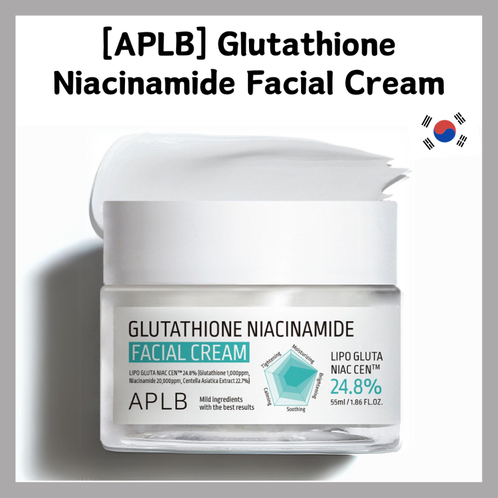 [APLB] Glutathione Niacinamide Facial Cream 55ml / From Korea | Shopee ...