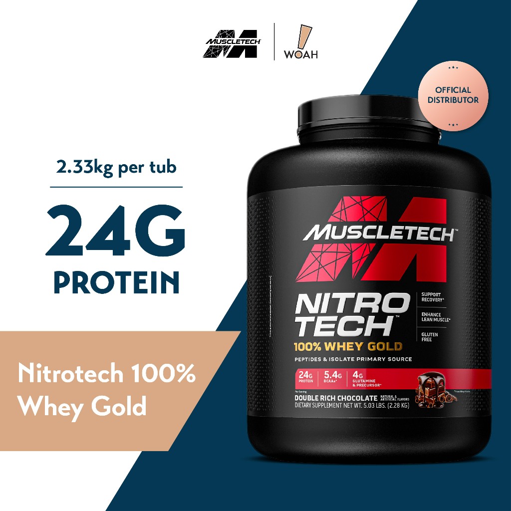 MuscleTech NitroTech Whey Gold (5lbs) | Shopee Singapore
