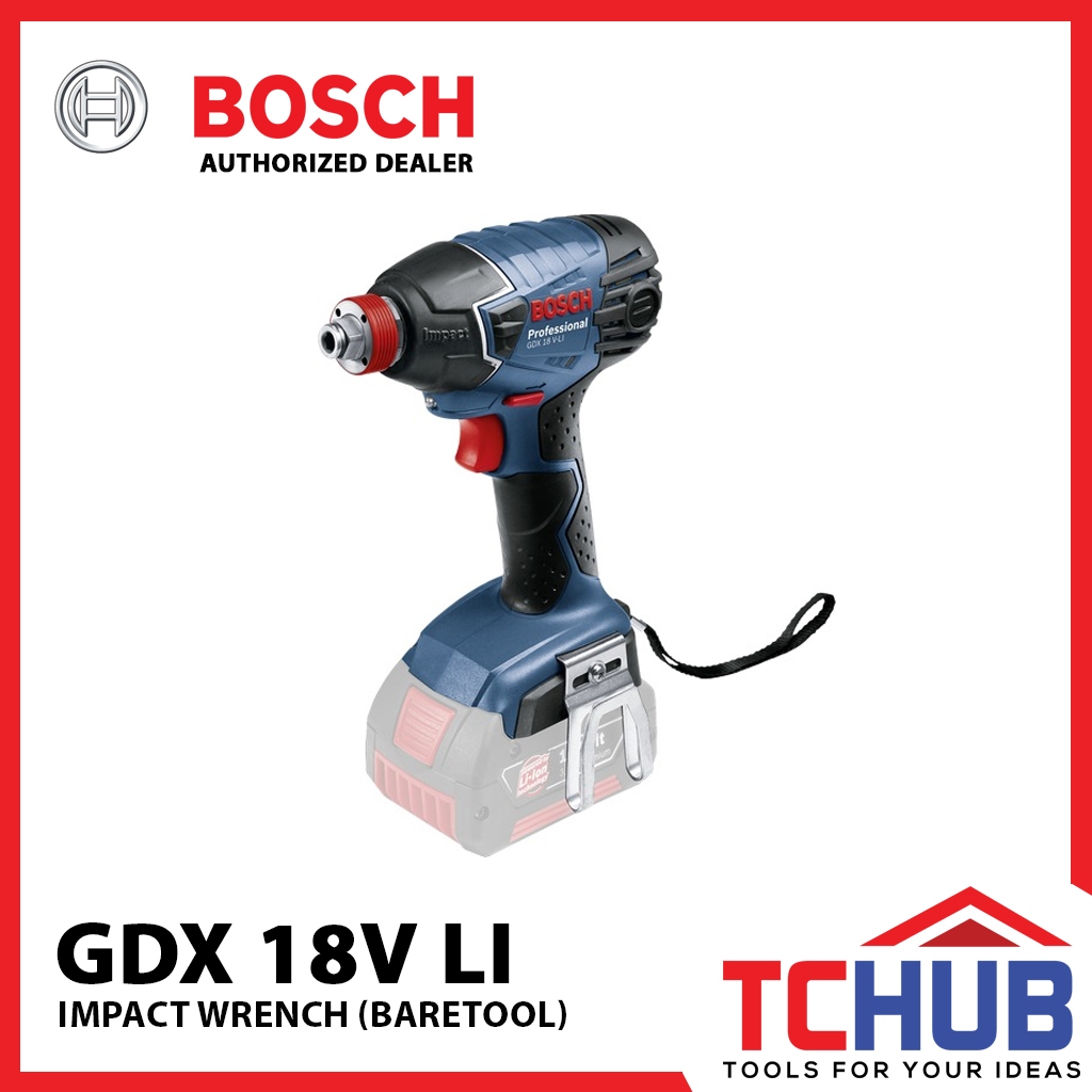 [Bosch] GDX 18V LI 18V Cordless Impact Wrench 1/2" (Bare Tool) | Shopee ...