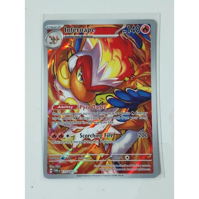 Pokemon infernape illustration rare twilight masquerade card | Shopee ...