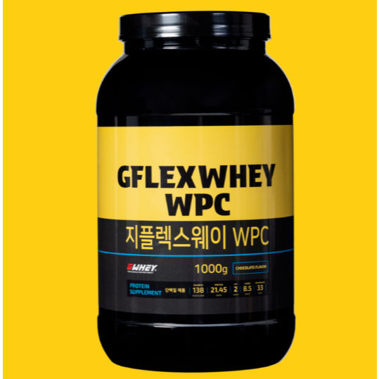 GFlexWhey WPC Protein Supplement Powder Shake Choco 1kg Korean for ...