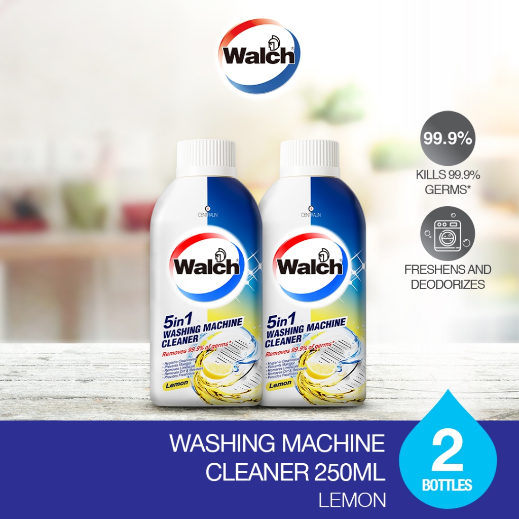 [New] Walch® 5in1 Washing Machine Cleaner 250ml x 2 Bottles | Shopee Singapore