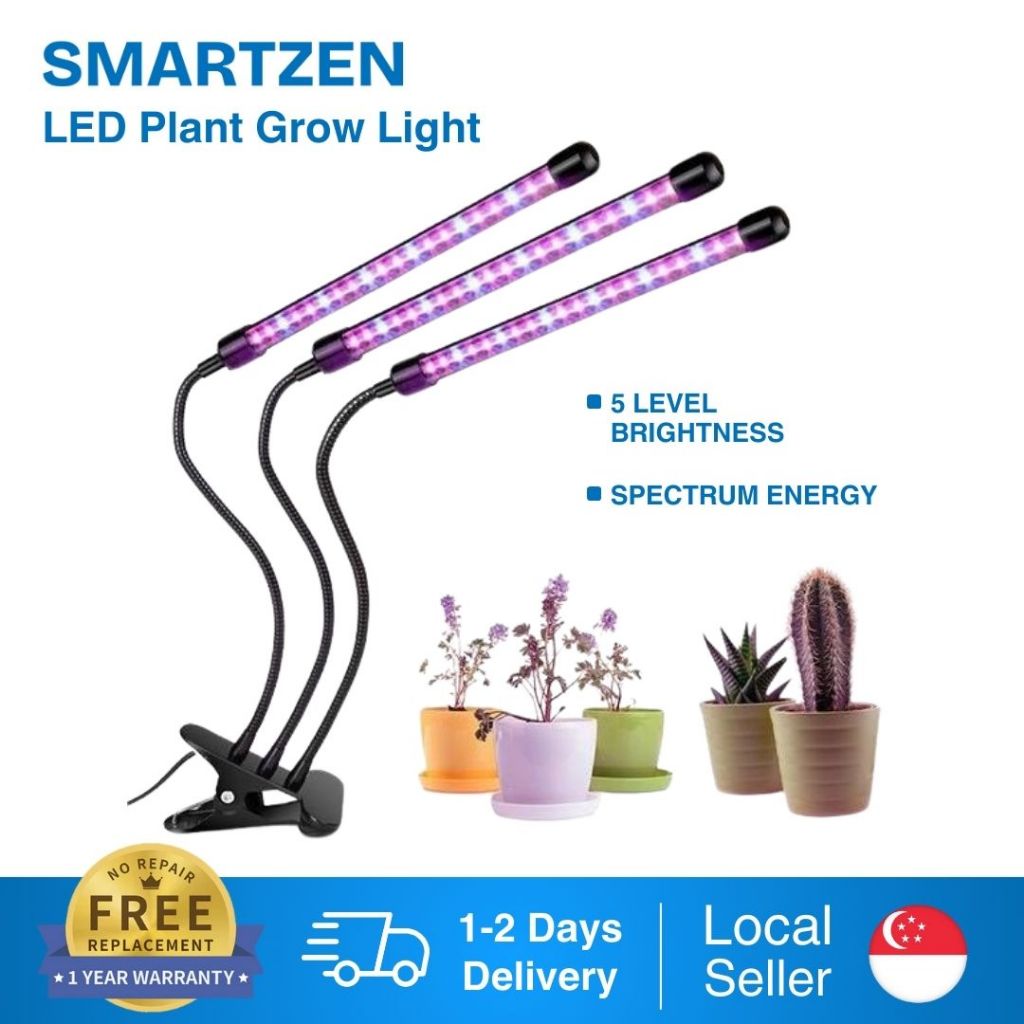 (SG) 3-12H LED Plant Grow Light USB Phyto Lamp Full Spectrum Growth ...