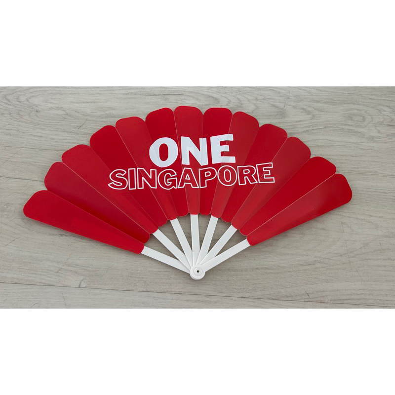 SG Ready Stovk 🇸🇬 10 PCS Singapore Fan | National Day Fan | NDP Fan ...