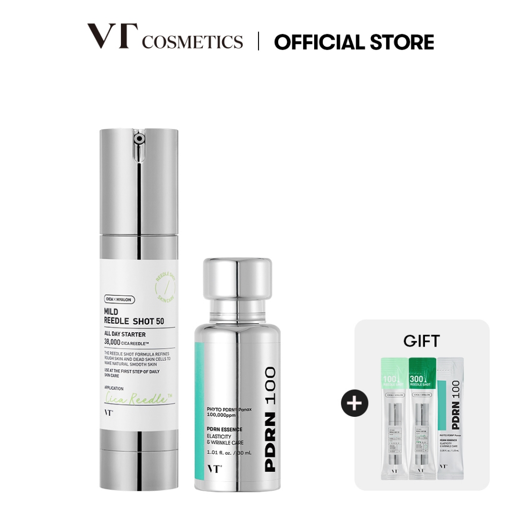 [VT] Exclusive PDRN Essence Set for Glow booster, plant-based low ...
