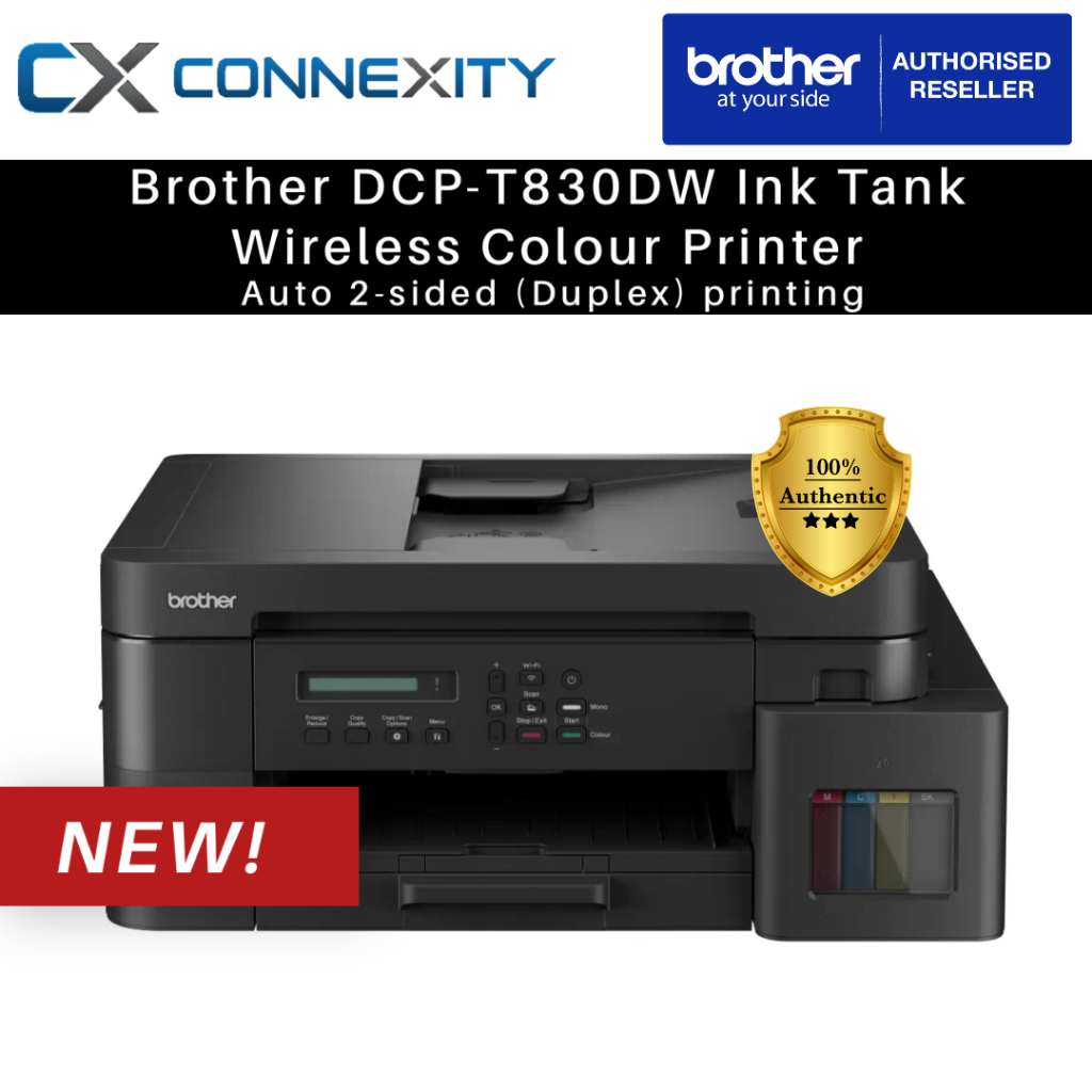 Brother DCP-T830DW Ink Tank Printer All In One Printer Auto 2-sided ...