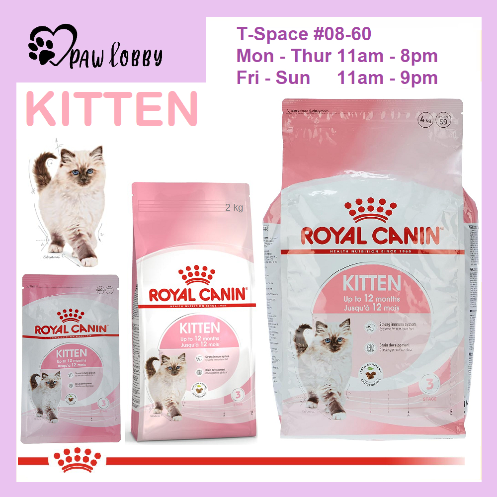 [Ready Stock] Royal Canin Kitten Dry Cat Food 4kg, 2kg, 400gx2 Packs Bundle Deal - Paw Lobby ...