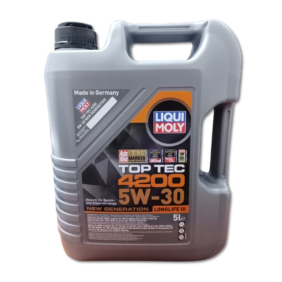 LIQUI MOLY TOP TEC 4200 5W-30 NEW GENERATION 5L | Shopee Singapore