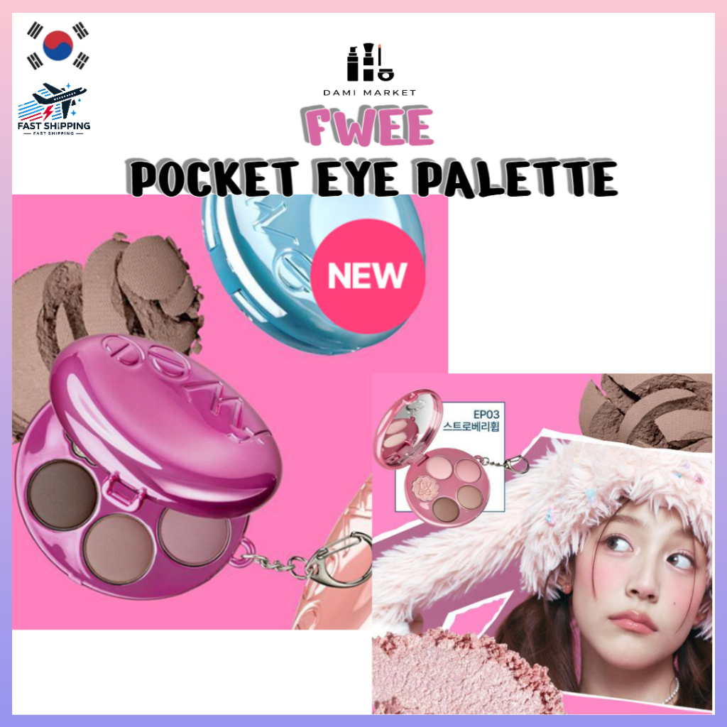 FWEE Pocket Eyeshadow Palette Keyring-Sized 5-Color Palette (NEW at ...