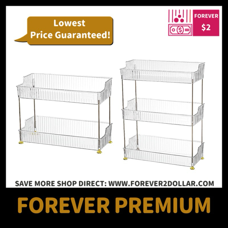 (FOREVER PREMIUM) Acrylic Storage Rack Multi-layer Transparent Desktop ...