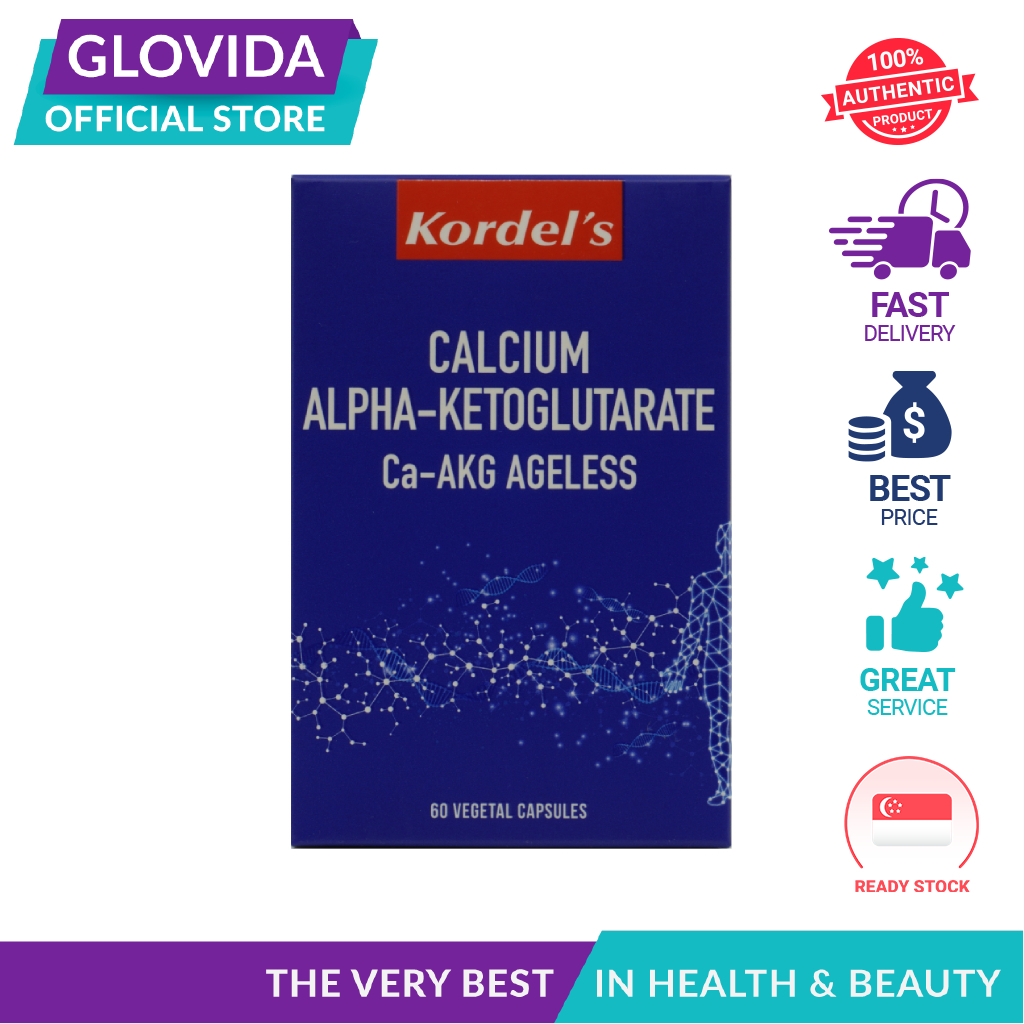 Kordel's Calcium Alpha-Ketoglutarate (Ca-AKG) Capsule 60's | Exp: May ...