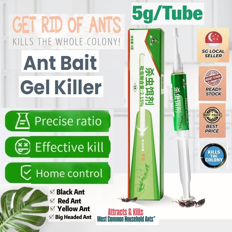 Ant Killer Bait Gel Liquid Poison Anti Ants Kill Colony Trap Better ...