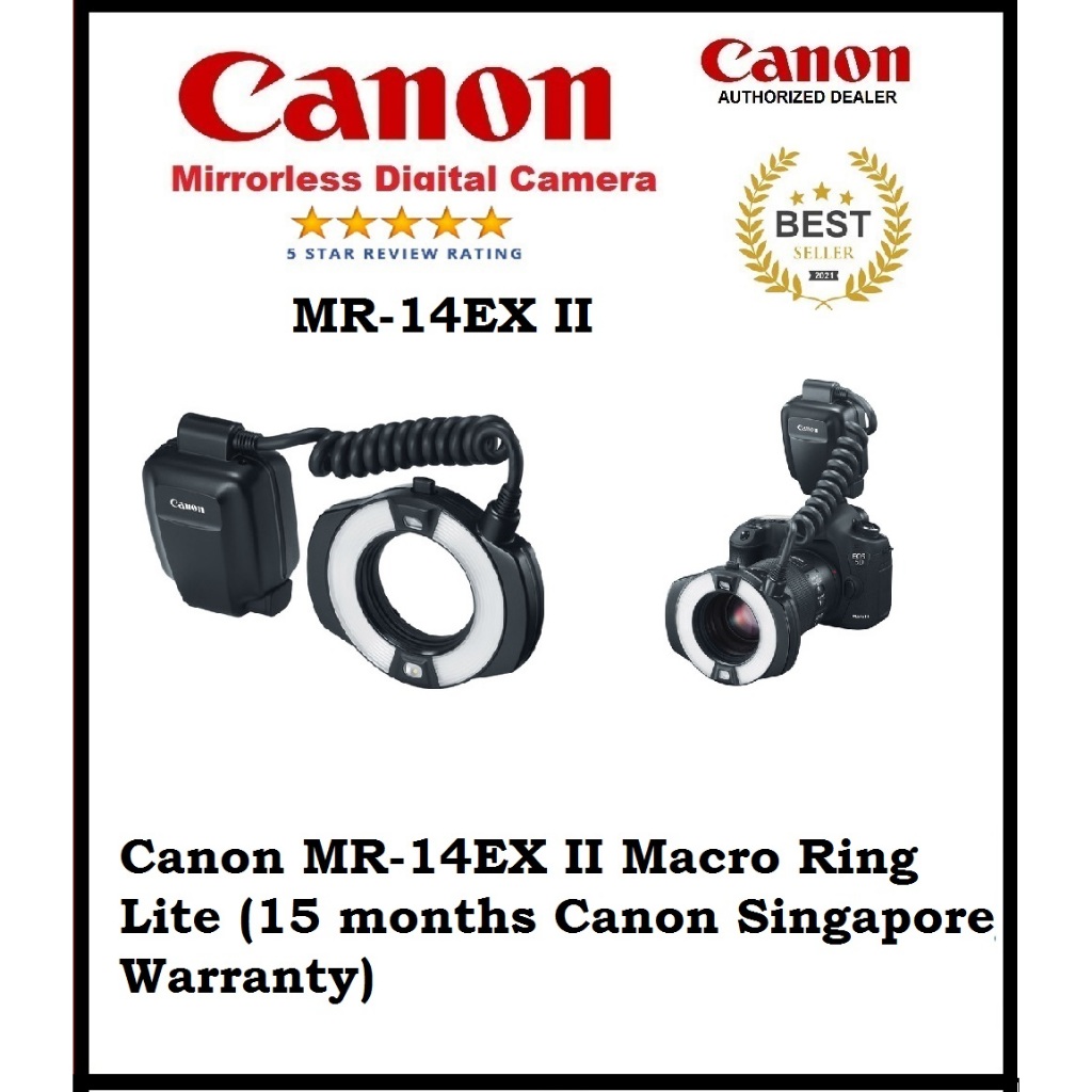 Canon MR-14EX II Macro Ring Lite (15 months Canon Singapore Warranty ...