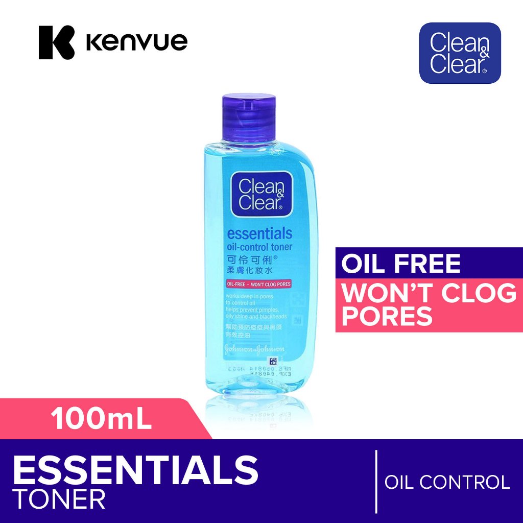 Clean & Clear Essentials Oil-Free Toner For Oil Control 100g | Shopee ...