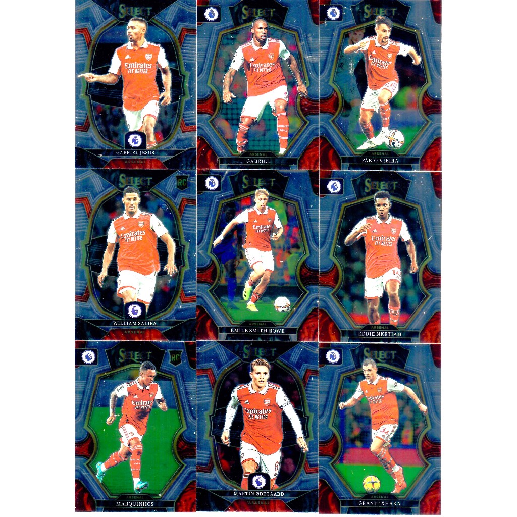 Arsenal 23/24 Squad Genuine Authentic Soccer Cards (Individual Cards ...