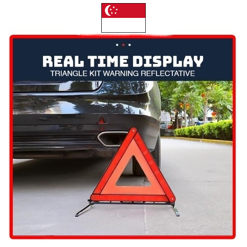 (SG Seller) Wholesale Price Car Breakdown Sign, Emergency Triangle Road ...